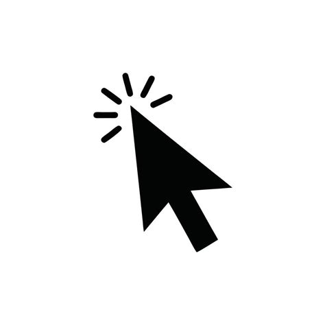 Computer Cursor Mouse Pointer Black Arrow Icon Cursor Line Icon 56631886 Vector Art At Vecteezy