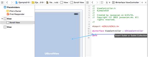 crear un uiscrollview con contenido en un uiview usando xib y objective