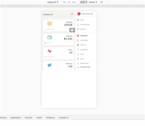 Sidebar Not Occur Issue Creativetimofficial Paper Dashboard Angular GitHub