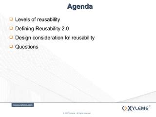 Reusability Real World Strategies For Designing Learning Content For Reuse PPT
