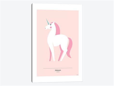 Unicorn Canvas Art By Tomasdesign Icanvas