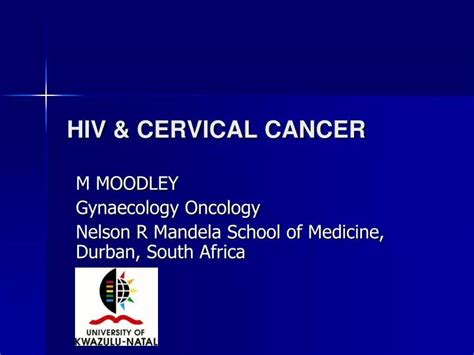 Ppt Hiv And Cervical Cancer Powerpoint Presentation Free Download Id