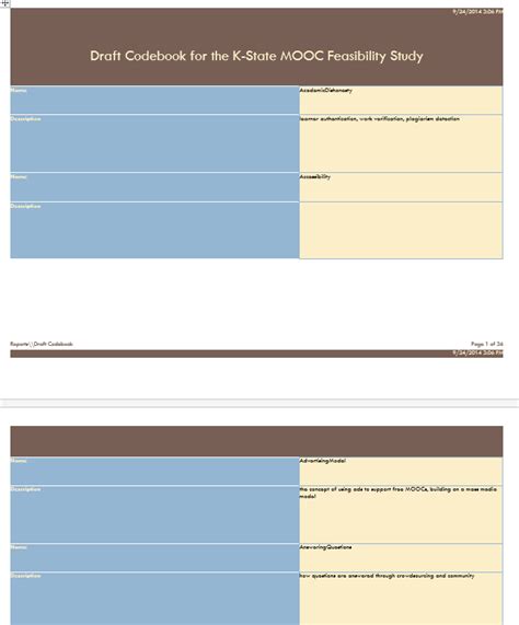 Creating Codebooks In Nvivo Through Reportsthrough Share
