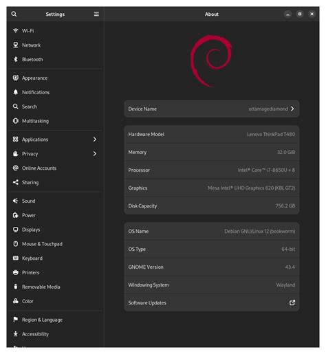 my overpriced and upgraded t480 running debian 12 r thinkpad