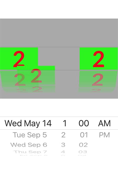 Ios I Have A Uipickerviewuidatepicker Which Is Initially Scrolling