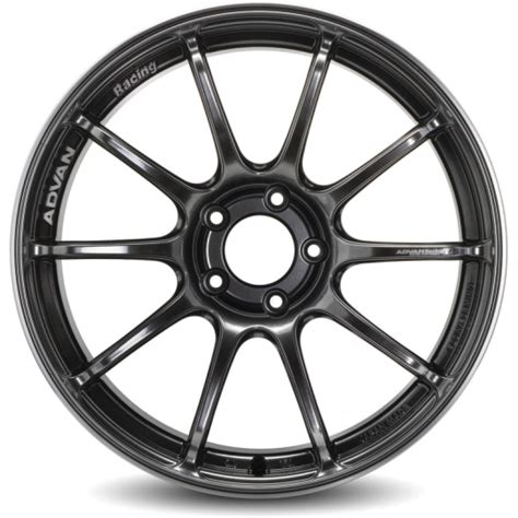 Advan Rsiii 18x85 45 5 1143 Racing Hyper Black And Ring Wheel