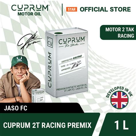 Jual Cuprum Motor Oil 2t Racing Ester Full Synthetic Oli Samping Vespa Rx King Trail