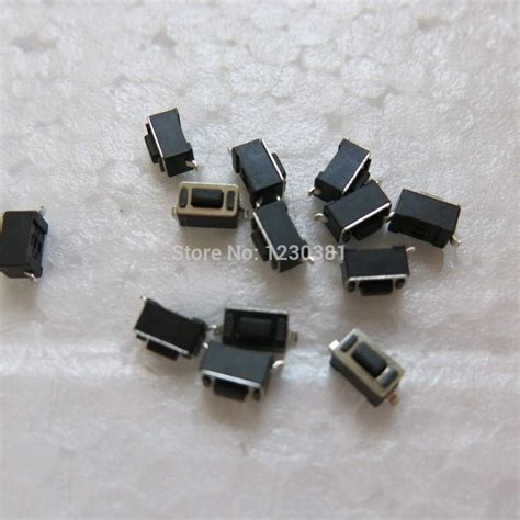 Amazon Com KTS 100Pcs Lot 3x6x4 3mm Button SMD Micro Push Button Tactile Tact Electronic Mini