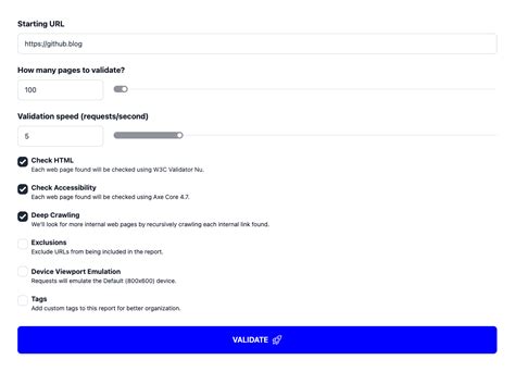 New Report Form Redesigned · Rocket Validator