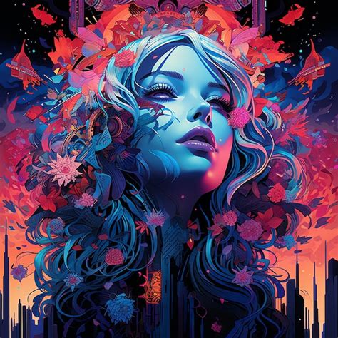 Premium Photo Cyber Punk Woman