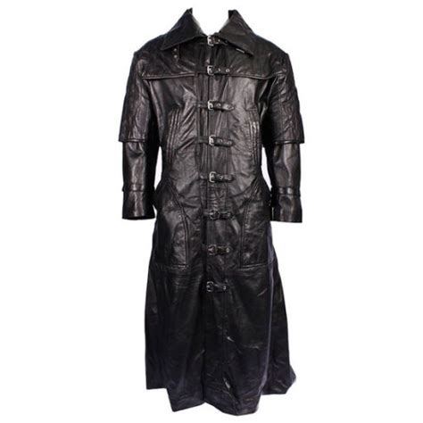 Gabriel Hugh Jackman Van Helsing Belted Black Cosplay Coat