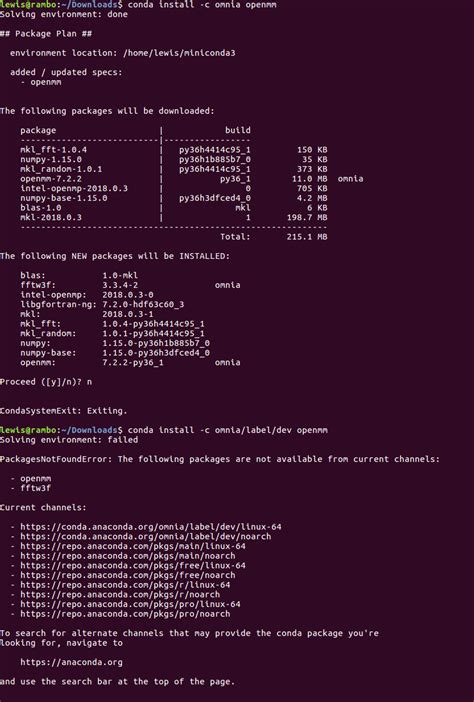 Dev Version Not Found By Conda Issue Openmm Openmm GitHub