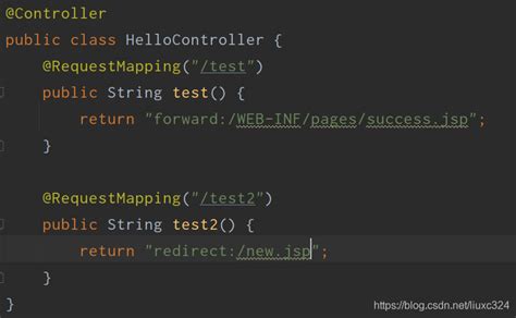 Springmvc：转发、重定向关键字方式 Forward、redirect关键字 Fddlcspringmvc处理数据重定向使用的关键字 Csdn博客