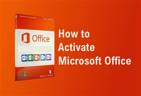 How To Activate Microsoft Office