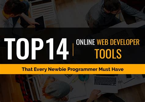 Top 14 List Online Web Developer Tools And Platforms [updated 2025]