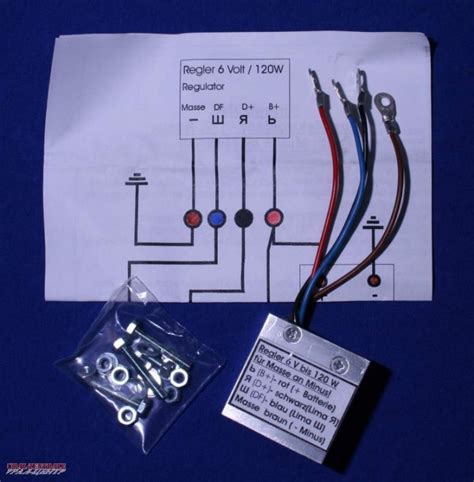 Electronic regulator 6V – Ural-Zentrale