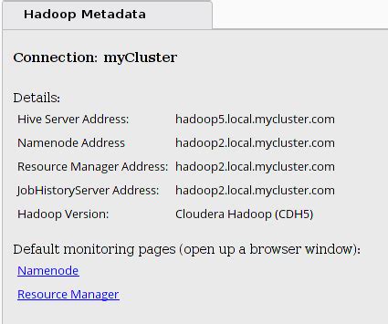Hadoop Data View RapidMiner Documentation