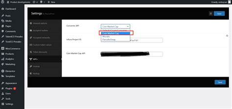 Cmc Converter Api For Cryptopay Woocommerce