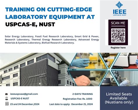 The Ieee Uspcas E Nust Is Thrilled To Announce An Upcoming Hands On