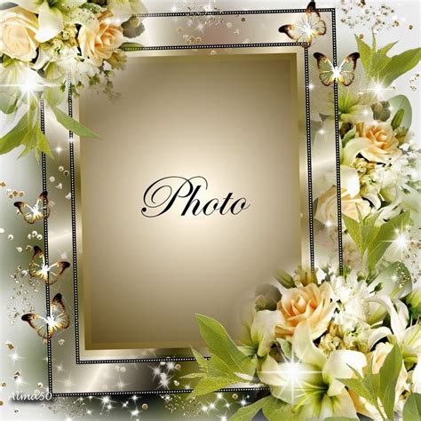 Alma50s Other Photo Album Frames 2011 July Flower Frame For You 5