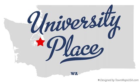 Map Of University Place Wa Washington
