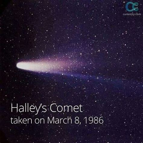 Halleys Comet 03 08 1986 Halleys Comet Astronomy Lessons Hailey Comet