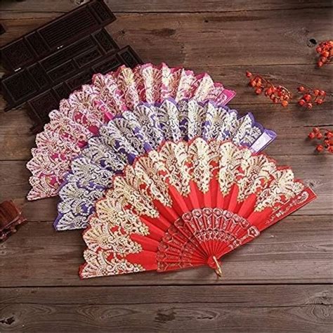 Hand Fans For Weddings Silk Hand Fans