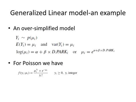 Ppt Biostatistics Lecture 12 Generalized Linear Models Powerpoint