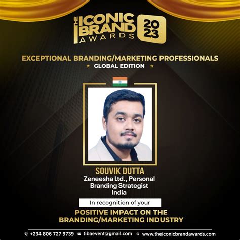 Souvik Dutta On Linkedin Iconicbrandawards Marketingprofessional