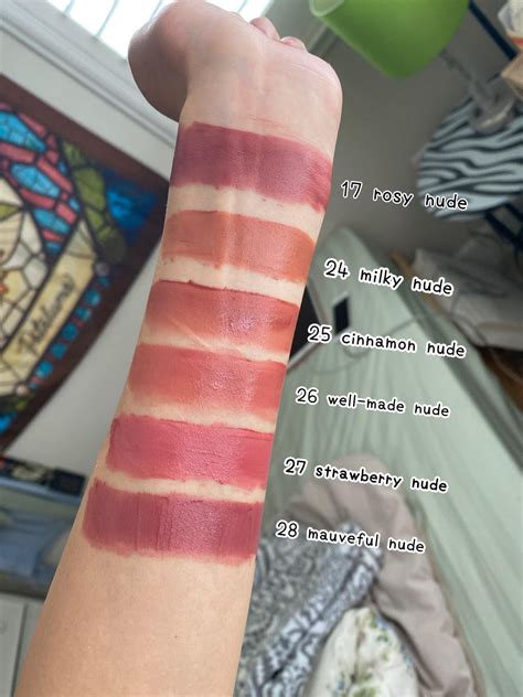 Peripera Ink Velvet Nude Swatches Rasianbeauty
