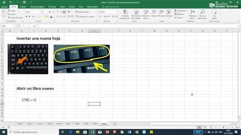 Cmo Cambiar De Hoja En Excel Con El Teclado