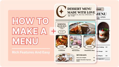 How To Make A Menu Effortlessly Using 3 Best Online Ways