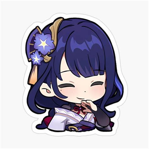 Pin By Verthalies On Raiden Shogun Genshin Impact Anime Chibi Chibi Sticker Design Inspiration