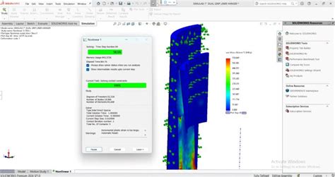 ibnu samsul kurniawan on linkedin nonlinear analysis using solidworks