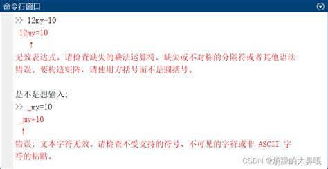 Matlab基础—变量及其操作matlab变量 Csdn博客