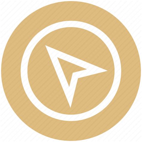 arrow compass direction location map navigation pointer icon