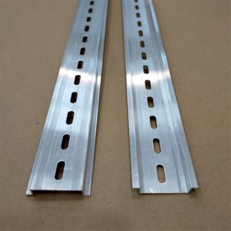 Jual Rel Mcb Dudukan Mcb Alumunium 1 Meter Shopee Indonesia