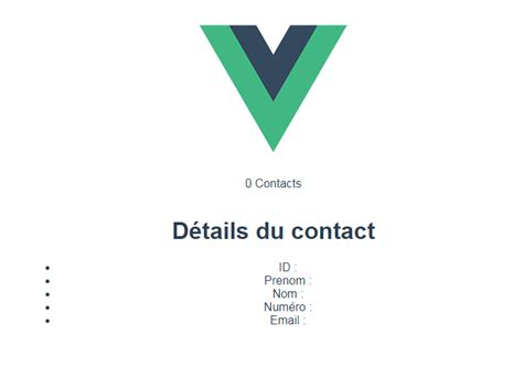 Résolu Vuejs Problème Appli Contact Par Bybreakk Page 1 Openclassrooms
