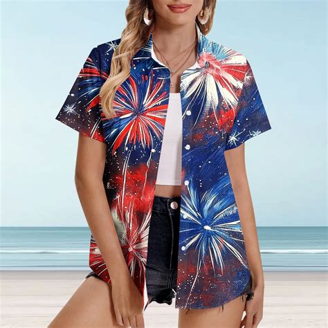 4th Of July Women Shirt Fourth Of July Shirt Womens Red White And Blue