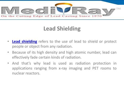 Ppt Lead Radiation Shielding Products By Medi Raytm Powerpoint