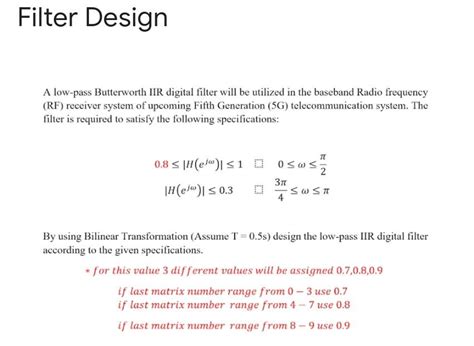 Solved Filter Design A Low Pass Butterworth IIR Digital Chegg