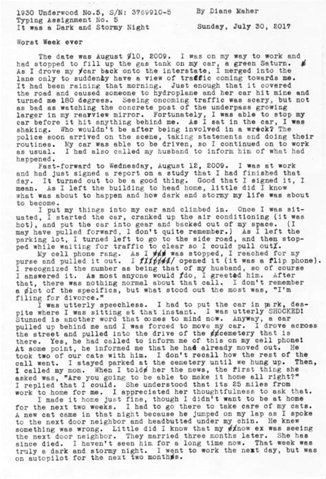 Typing Assignment 5 Diane Typing Assignment 5 Diane