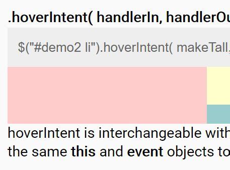 Hover Intent Detection Plugin With JQuery HoverIntent Free JQuery Plugins