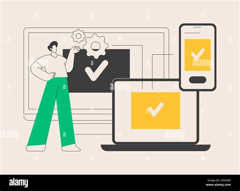 cross platform software abstract concept vector illustration stock