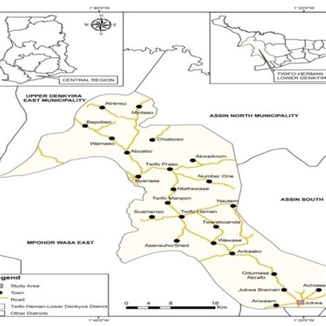 Showing Study Area In Regional And National Context Download Scientific Diagram