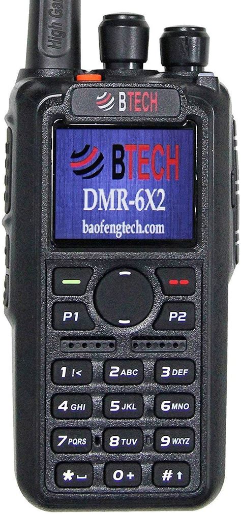 Amazon.com: BTECH DMR-6X2 DMR & Analog Dual Band Two-Way Radio – 7W VHF/UHF (136-174MHz & 400 ...