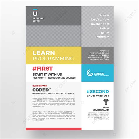 Programming Flyer Template Template For Free Download On Pngtree