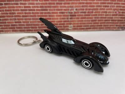 Keychain For Batman Forever Batmobile Black Auto Car Keys Rings Fob