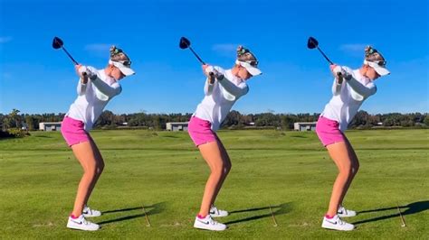 Nelly Korda Golf Swing Slow Motion Youtube