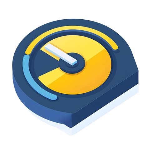 Premium Photo Isometric Minimalist Gauge Meter Icon For Credit Score Visualization In Ui